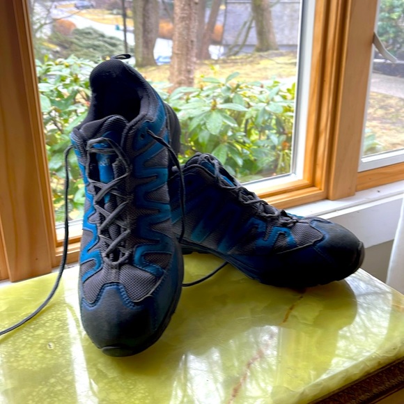 Montbell | Shoes | Montbell Gore Tex Hiking Shoes Blue Gray Size 5 ...